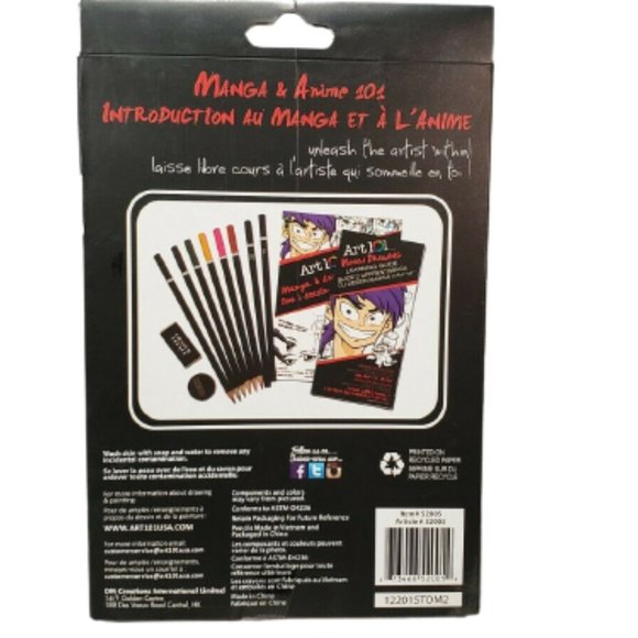 Art 101 | Other | Art 1 Manga And Anime Drawing Set New | Poshmark